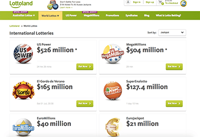 Australian online lotto sites - Best lottery for AU players